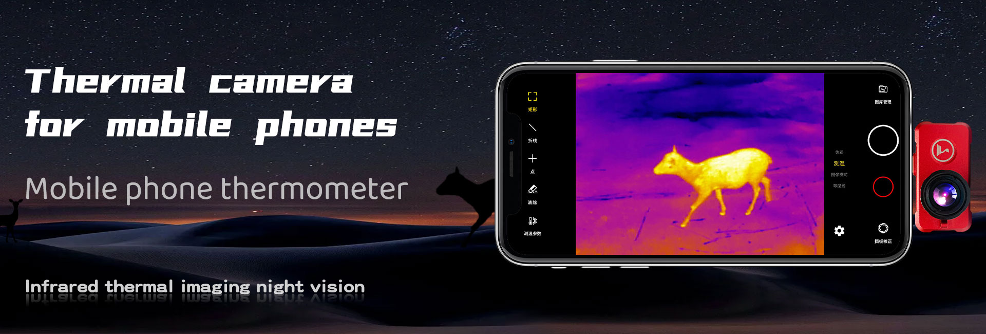 Smartphone USB Thermal Imaging Camera For Android Mobile Phone ...